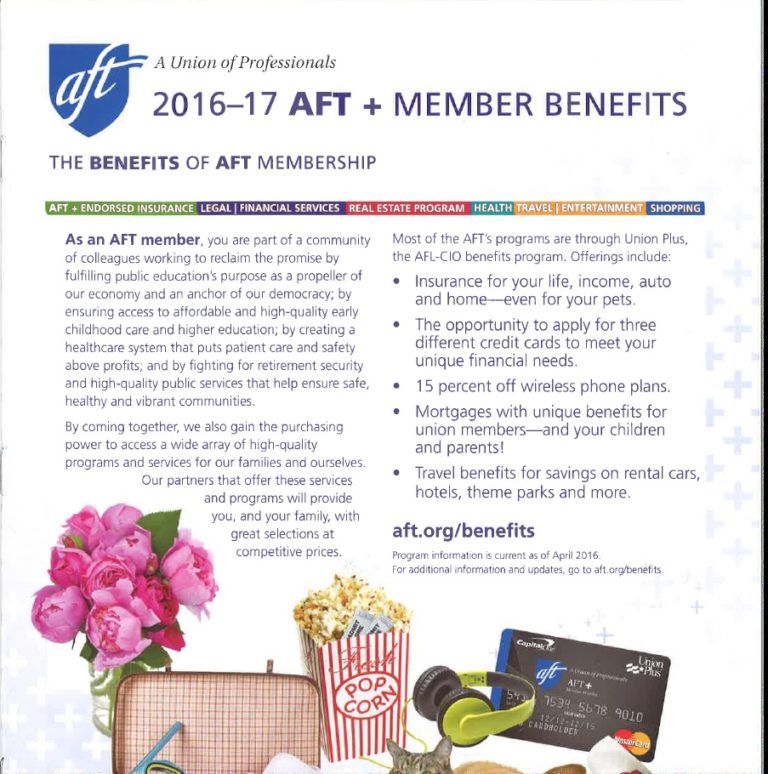 AFTPlus Benefits - Health Professionals & Allied Employees